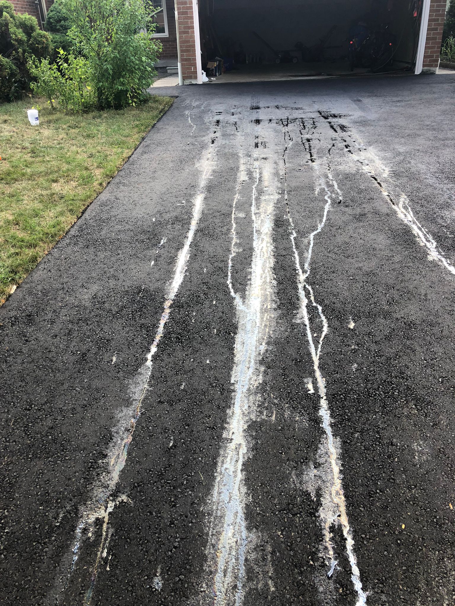 Paved Driveway With Interlock Border and Steps - Expert Paving and Masonry